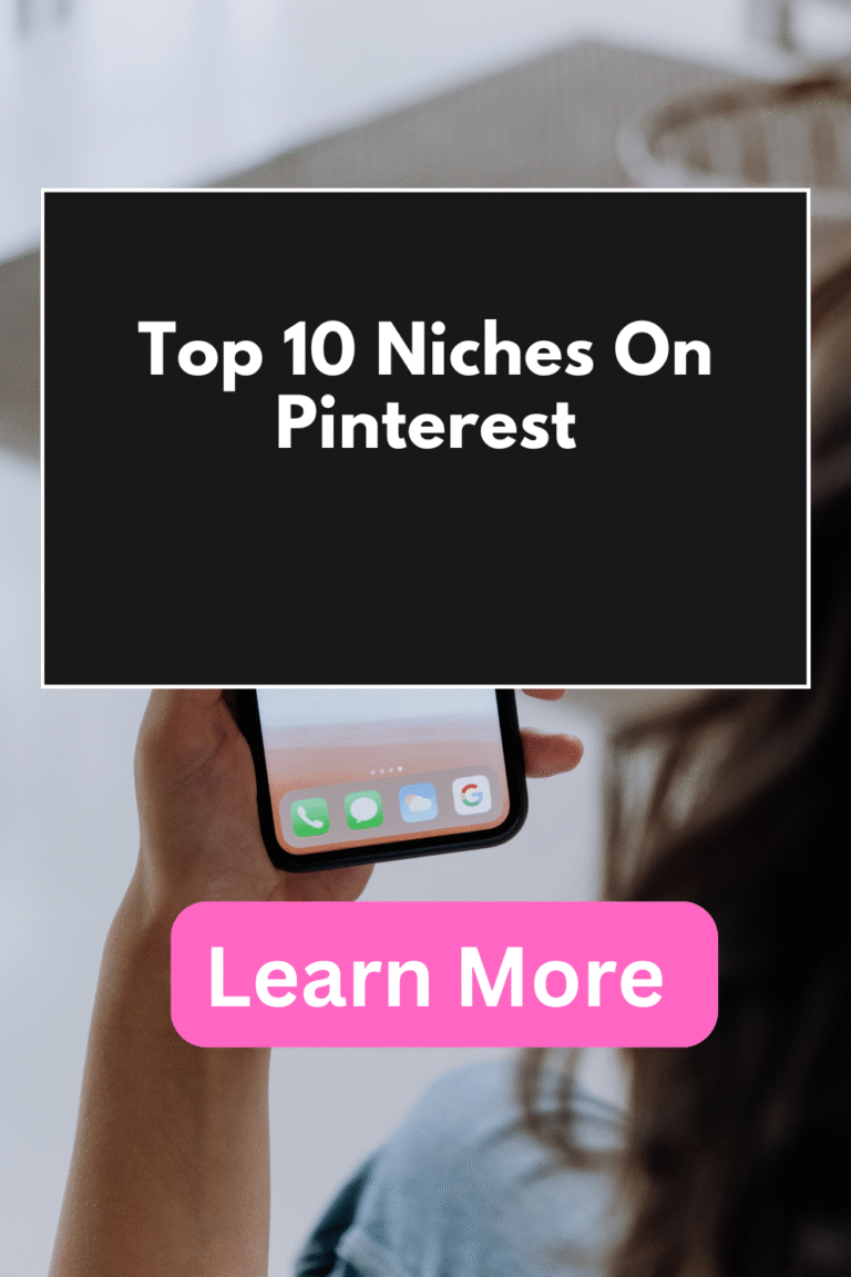 Top 10 Niches On Pinterest - InnateMarketer
