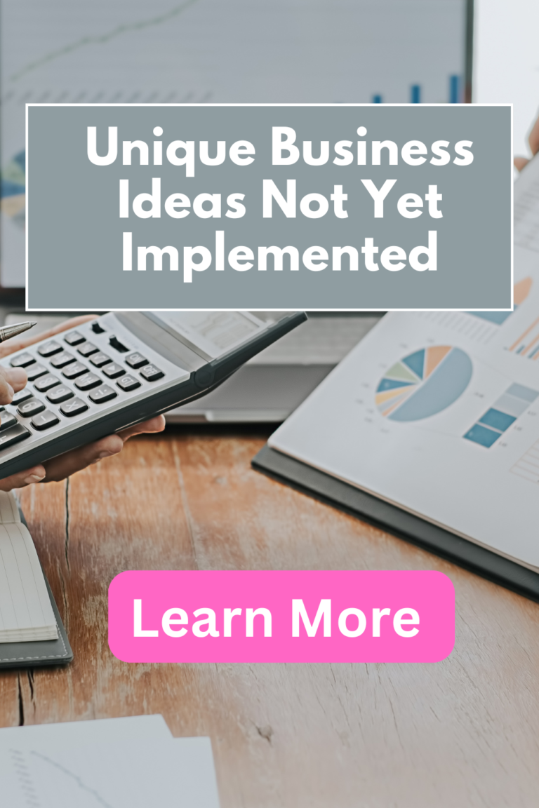 Unique Business Ideas Not Yet Implemented - InnateMarketer