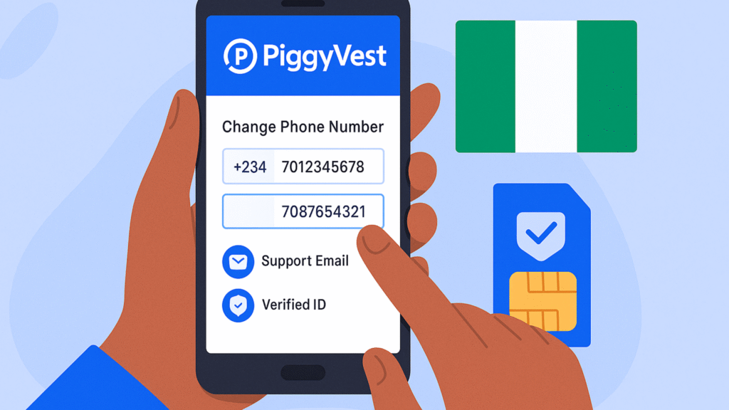 How to Change My Phone Number on PiggyVest - InnateMarketer